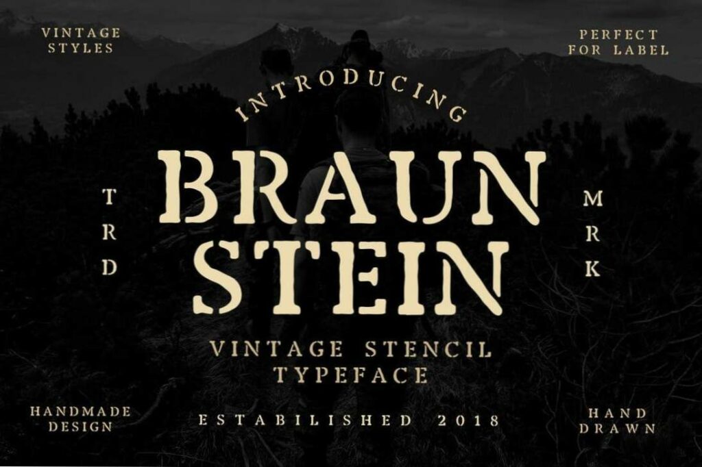 40+ Free Stencil Fonts Download | Best Stencil Typography 2024